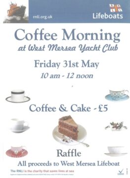 RNLI Coffee Morning – West Mersea Yacht Club